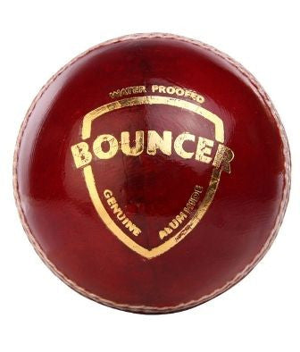 SG BOUNCER Red Cricket Leather Ball – StarSportsUS