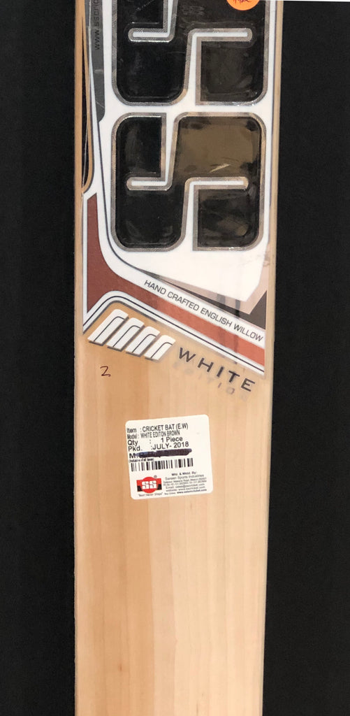 SS White Edition Brown English Willow Cricket Bat – StarSportsUS